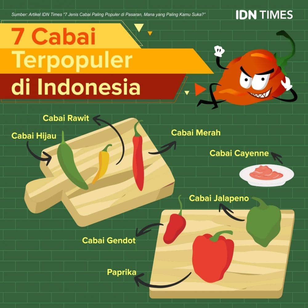 7 Jenis Cabai Paling Populer di Pasaran, Mana yang Paling Kamu Su | IDN ...