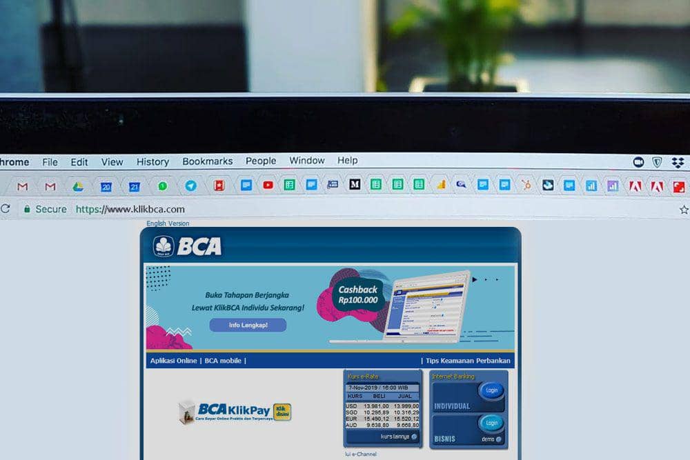 Cara Aktivasi KlikBCA: Daftar, Login, dan Biaya Adminnya | IDN Times