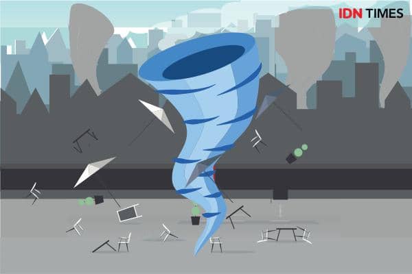 Tower Telekomunikasi Al-Jabbar Roboh Diterjang Angin | IDN Times Jabar
