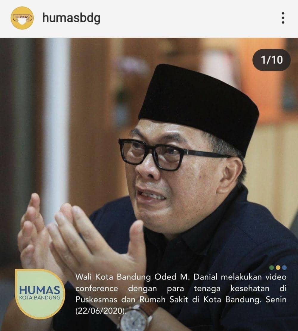 Beri Semangat, Oded Menangis Dihadapan Nakes Bandung Positif COVI | IDN ...