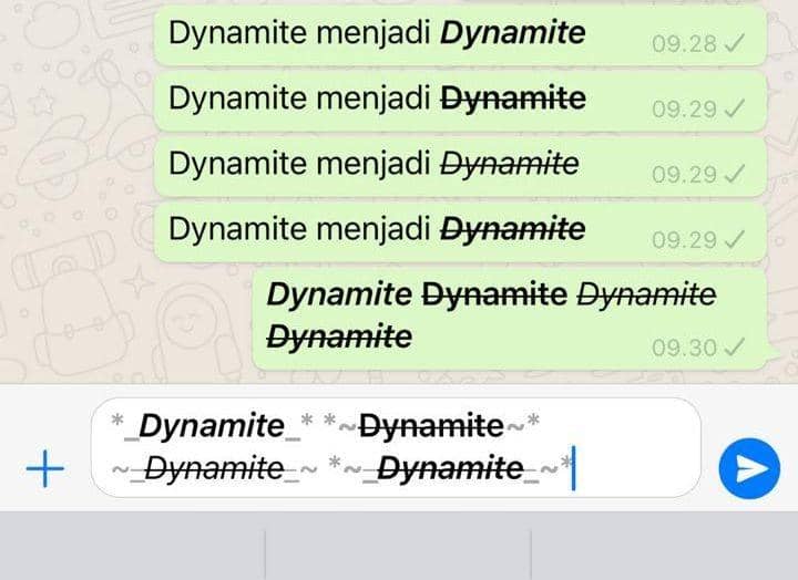 5 Cara Membuat Tulisan Unik di WA, Bold hingga Italic | IDN Times