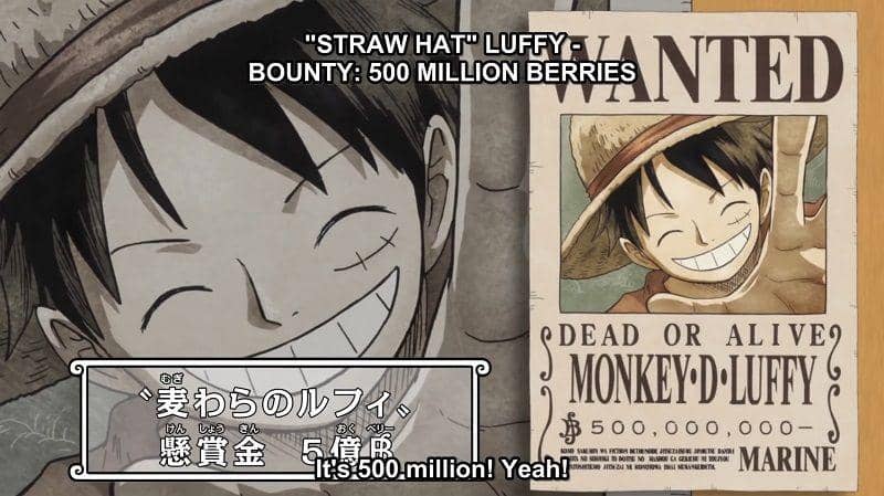 Perkembangan Bounty Luffy di One Piece, Melejit | Duniaku.com