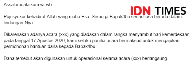 10 Contoh Surat Pengantar Beserta Formatnya, Simak yuk! | IDN Times