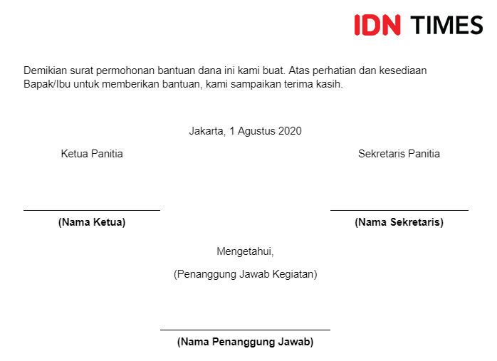 10 Contoh Surat Pengantar Beserta Formatnya, Simak yuk! | IDN Times