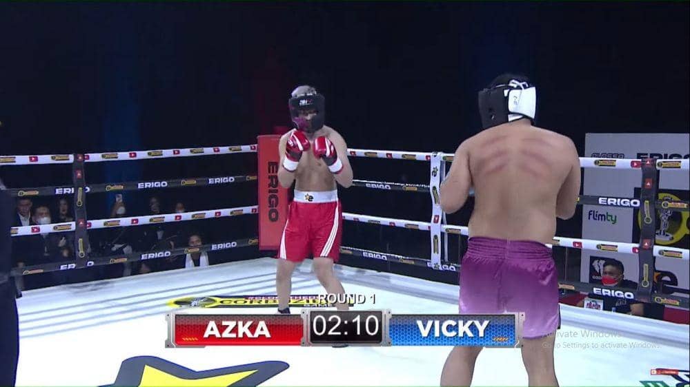 12 Potret Momen Azka Corbuzier Hajar KO Vicky Prasetyo | IDN Times
