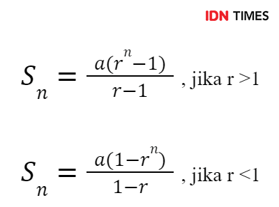 Rumus Barisan dan Deret Geometri, Lengkap dengan Contoh Soal | IDN Times