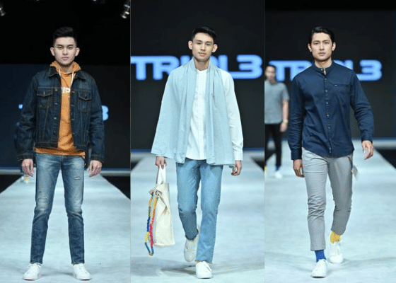 9 Koleksi Denim Look Pria dari Triple x Tama MST di IFW 2022 | IDN Times