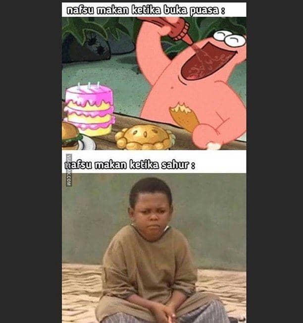10 Meme Kocak Before Vs After Buka Puasa Ini Bikin Ngik Ngik | IDN Times