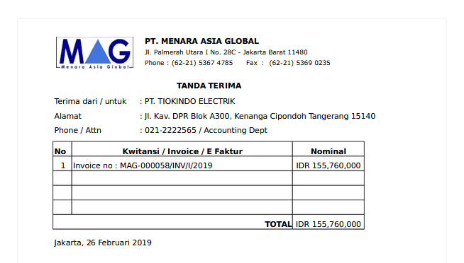 5 Contoh Surat Tanda Terima Barang dan Dokumen | IDN Times