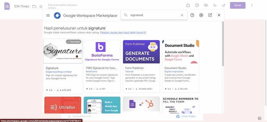 2 Cara Membuat Tanda Tangan di Google Form Tanpa Ribet | IDN Times