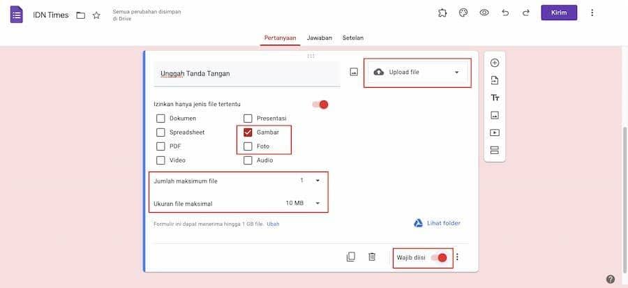 2 Cara Membuat Tanda Tangan di Google Form Tanpa Ribet | IDN Times