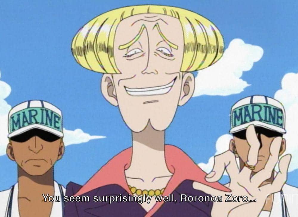 8 Fakta Helmeppo One Piece, Teman Coby dan Anggota SWORD | Duniaku.com