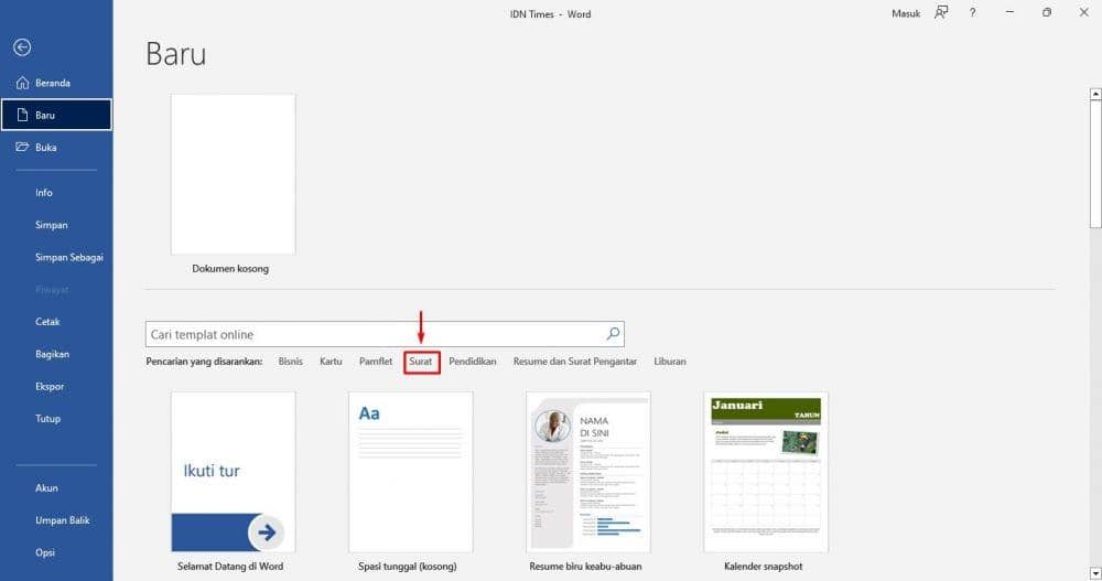 4 Cara Membuat Kop Surat di Word, Bisa Tambah Logo | IDN Times