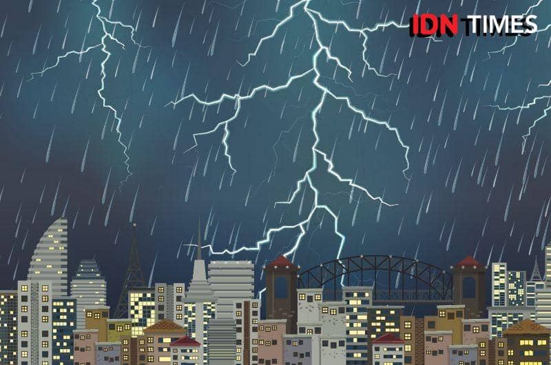 Waspada Hujan Kilat dan Petir di Jaktim hingga Jaksel Hari I | IDN Times