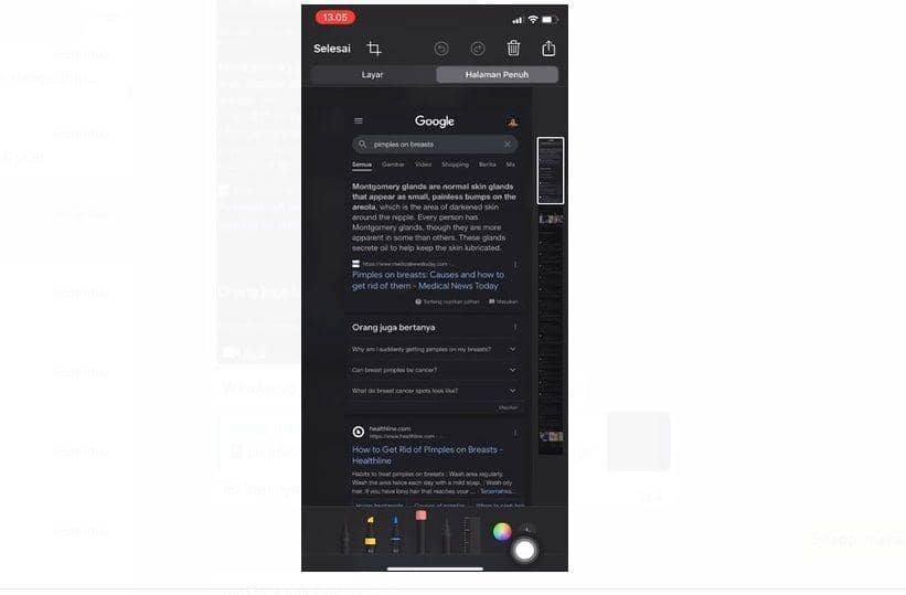 Cara SS Panjang di iPhone, Hanya Pakai Fitur Bawaan | IDN Times