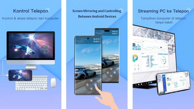 7 Aplikasi Terbaik untuk Mirroring Layar HP ke PC | IDN Times