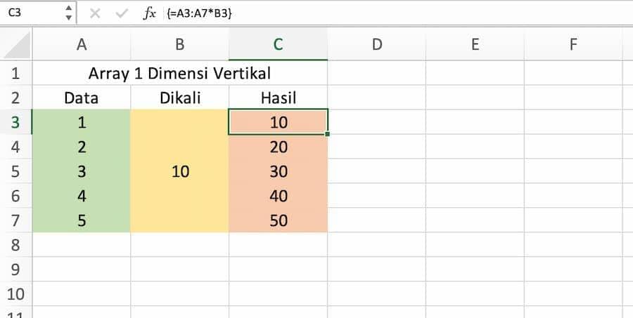 Rumus Array di Excel: Fungsi dan Cara Menggunakannya | IDN Times