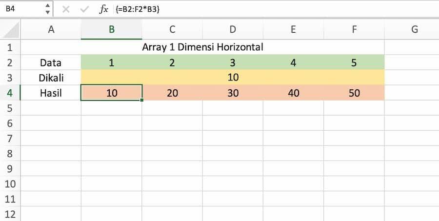Rumus Array di Excel: Fungsi dan Cara Menggunakannya | IDN Times