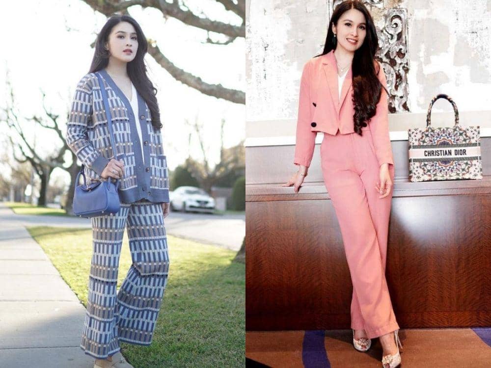 Inspirasi One Set Outfit ala Sandra Dewi | IDN Times