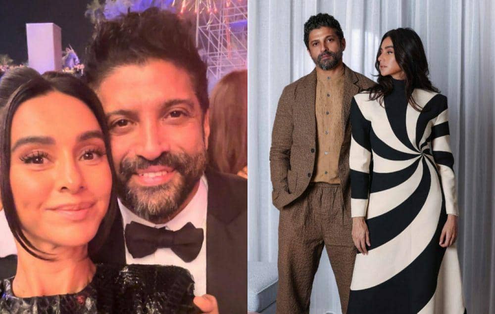 9 Potret Manis Farhan Akhtar dan Istri, Anniversary Pertama! | IDN Times