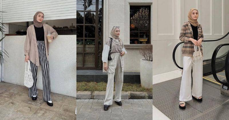 10 Ide Mix and Match High Waisted Pants ala Helmi Nursifah | IDN Times
