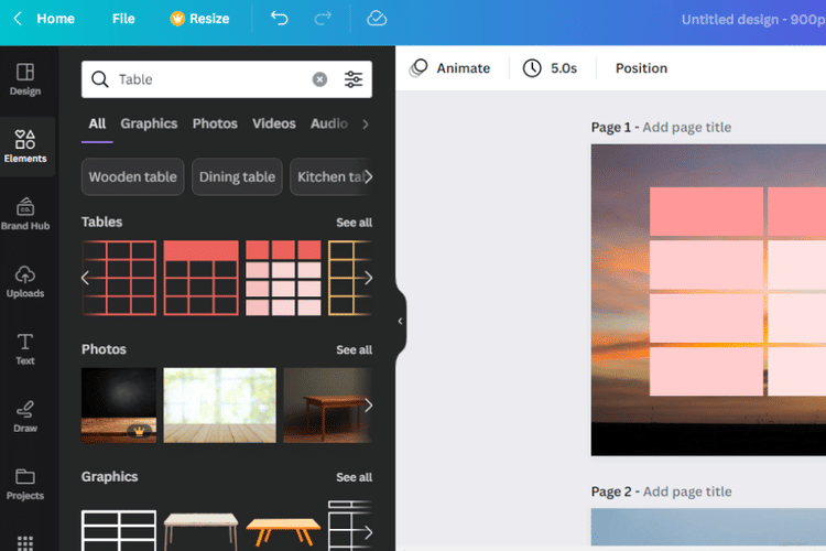 Cara Membuat Tabel di Canva Lewat Laptop dan HP, Gampang! | IDN Times
