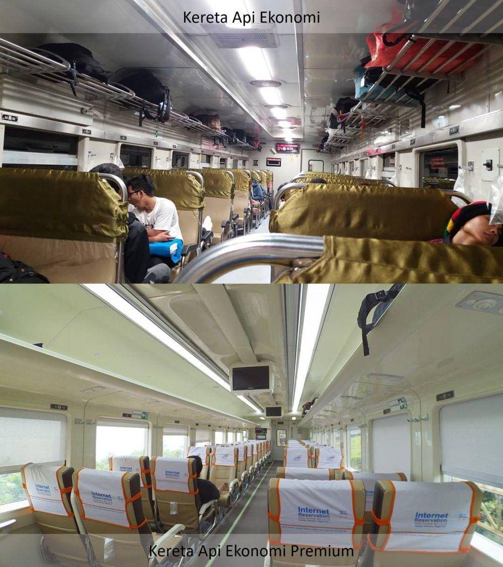 Perbedaan Kereta Api Ekonomi dan Ekonomi Premium | IDN Times