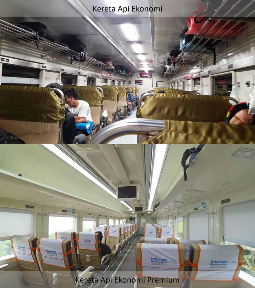 Perbedaan Kereta Api Ekonomi dan Ekonomi Premium | IDN Times
