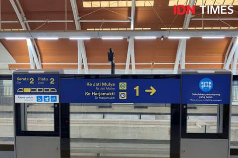Cara Naik LRT Jabodebek, Lengkap Daftar Stasiun dan Rute | IDN Times