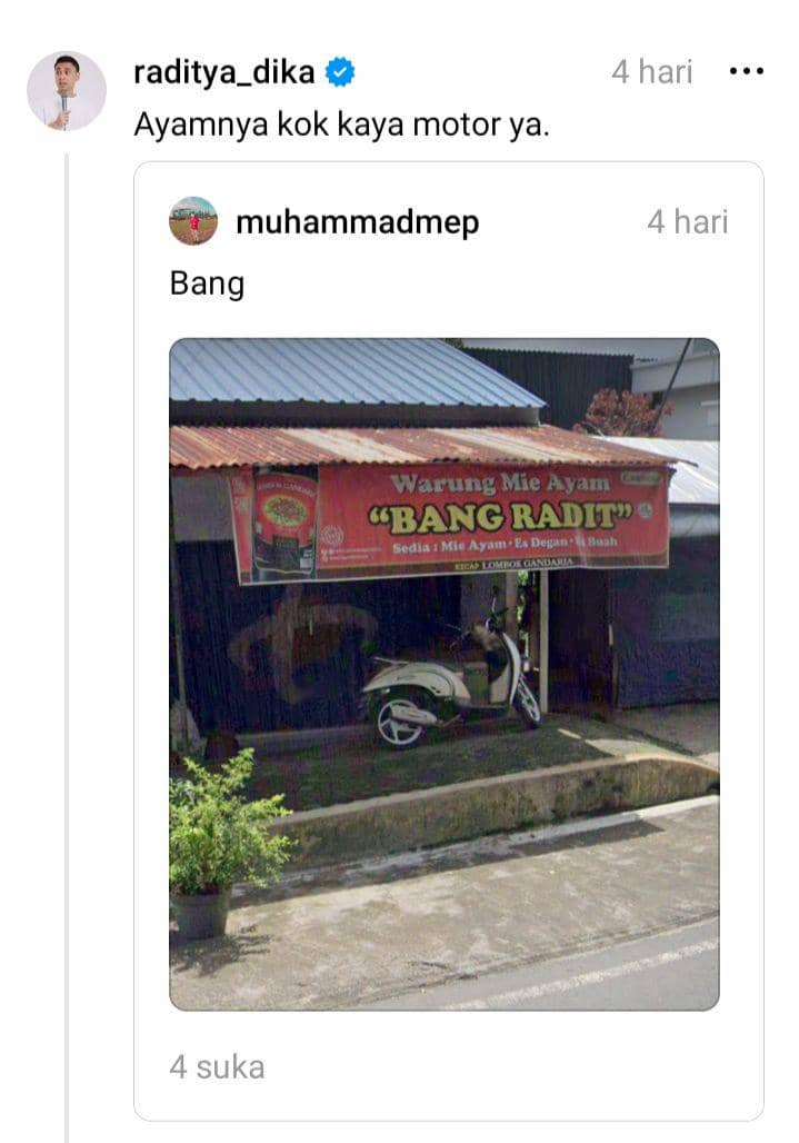 9 Cuitan Random Raditya Dika di Threads | IDN Times