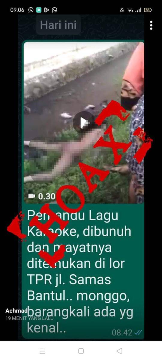 Penyebar Video Hoaks LC Tewas di Jalan Samas Diburu Polisi | IDN Times ...