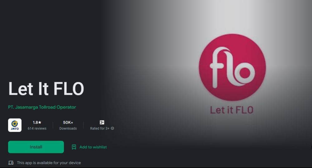 Let It Flo, Aplikasi Bayar Tol Tanpa Stop dan Nirsentuh | IDN Times