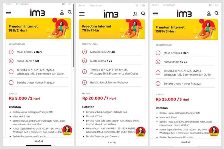 Apa itu Paket Freedom Indosat? Berikan Kuota Besar 24 Jam! | IDN Times