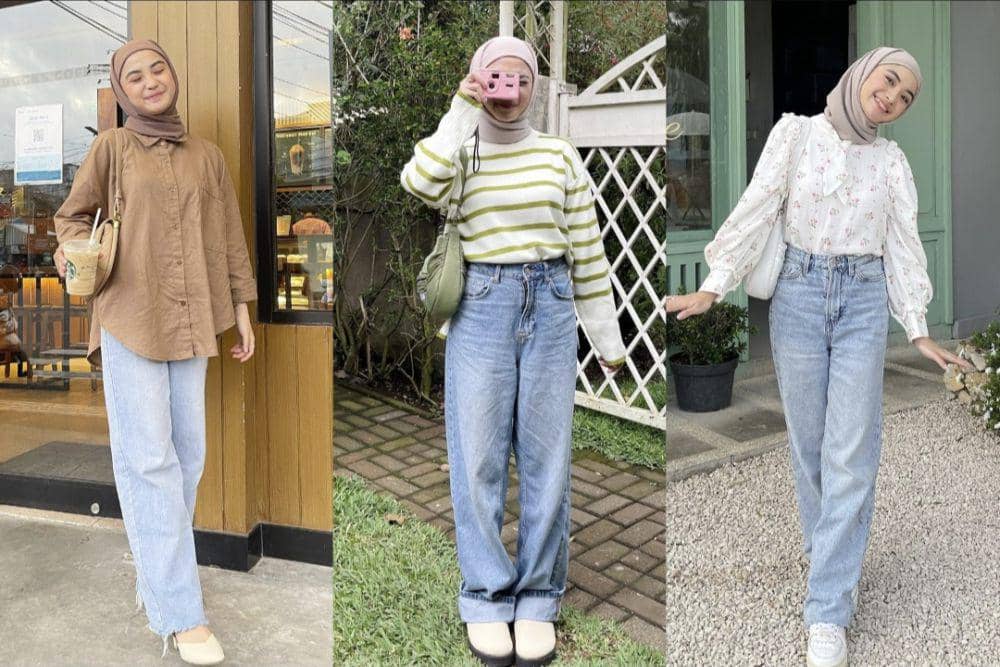 Styling Celana Jeans ala Tania Dewi Nur Azmi, untuk Hangout! | IDN Times