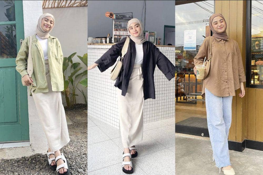 8 Ide Styling Kemeja ala Tania Dewi Nur Azmi, Modis! | IDN Times