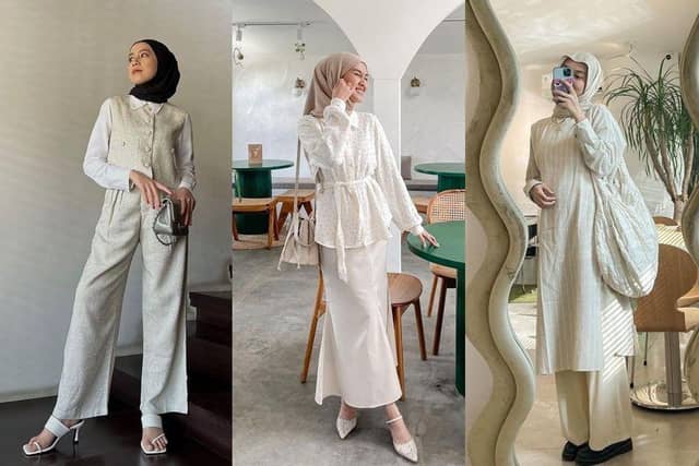 10 Ide Setelan Putih untuk Gaya Kantor Hijab, Chic Elegan! | IDN Times