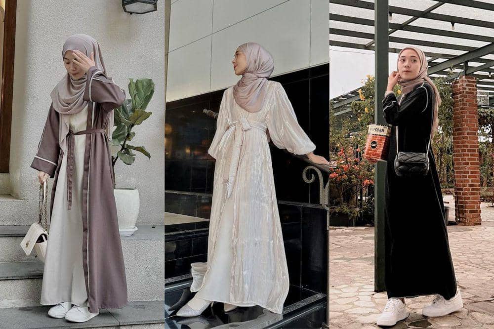 9 Inspirasi OOTD Hijab Dress ala Putri Melati, Simpel | IDN Times Sulsel
