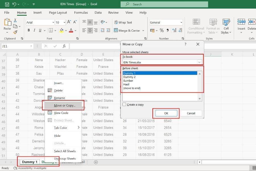 2 Cara Menggabungkan File Excel, Bisa Langsung Banyak | IDN Times
