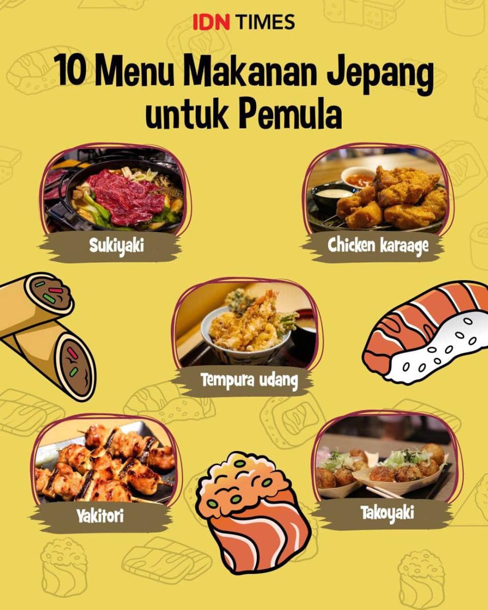 10 Menu Makanan Jepang untuk Pemula yang Bakal Bikin Nagih | IDN Times