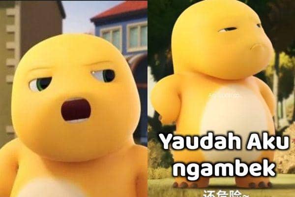 Asal Usul Meme Dino Kuning, Selalu Jadi Sorotan karena Gemes | IDN Times