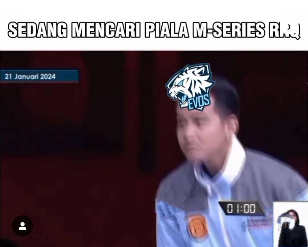 Meme Gibran Celingak-celinguk Cari Sesuatu | IDN Times