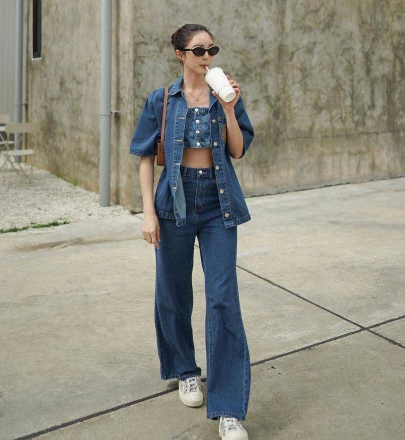 8 Inspirasi Outfit Kasual Feminin ala Bua Nalinthip | IDN Times