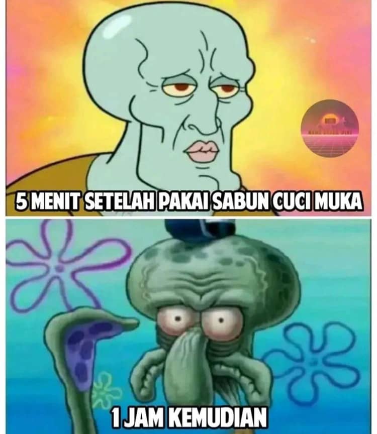 7 Meme Squidward Ganteng, Operasi Plastik atau Perawatan? | IDN Times