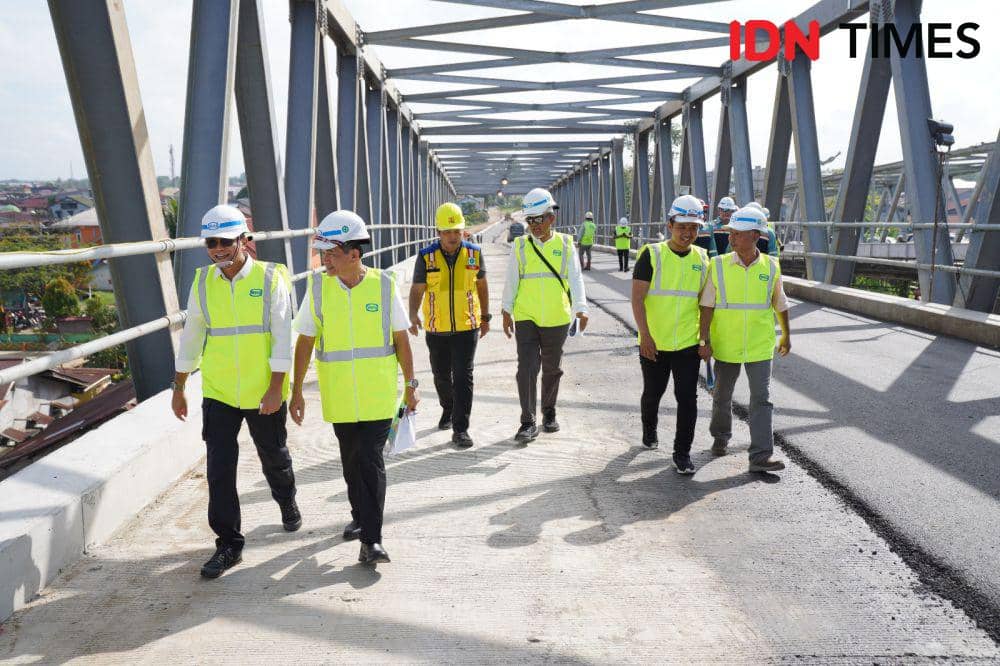 Duplikasi Jembatan Kapuas 1 Hampir Rampung | IDN Times Kaltim