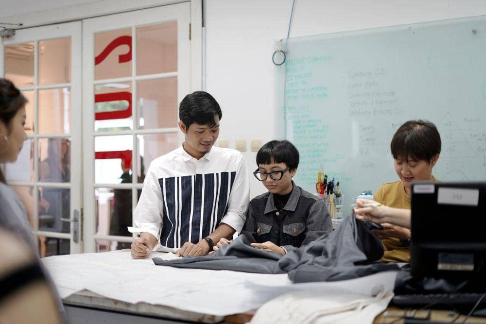 Proyek Kreatif Kelas Pattern Drafting di ESMOD Jakarta | IDN Times