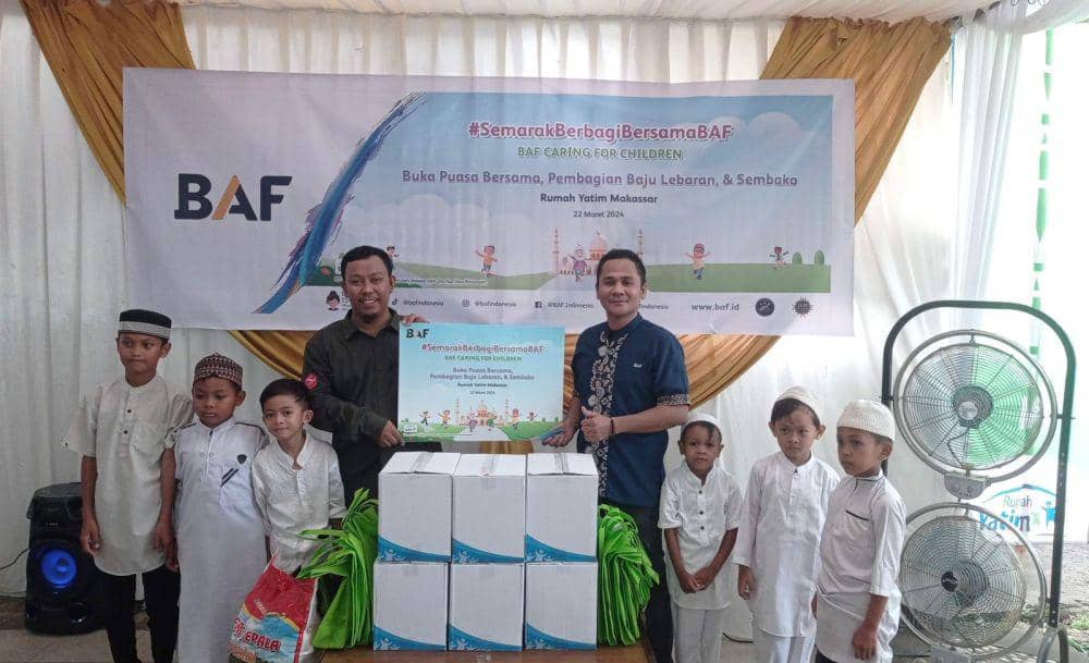 BAF Bagikan Baju Lebaran dan Sembako untuk Anak Rumah Yatim | IDN Times ...