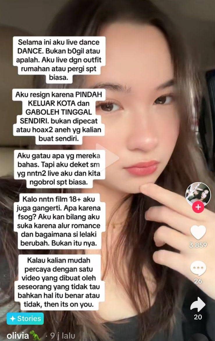 ⁠Olivia Payten Klarifikasi Dugaan Live 18+ dan Dipecat JKT48 | IDN Times