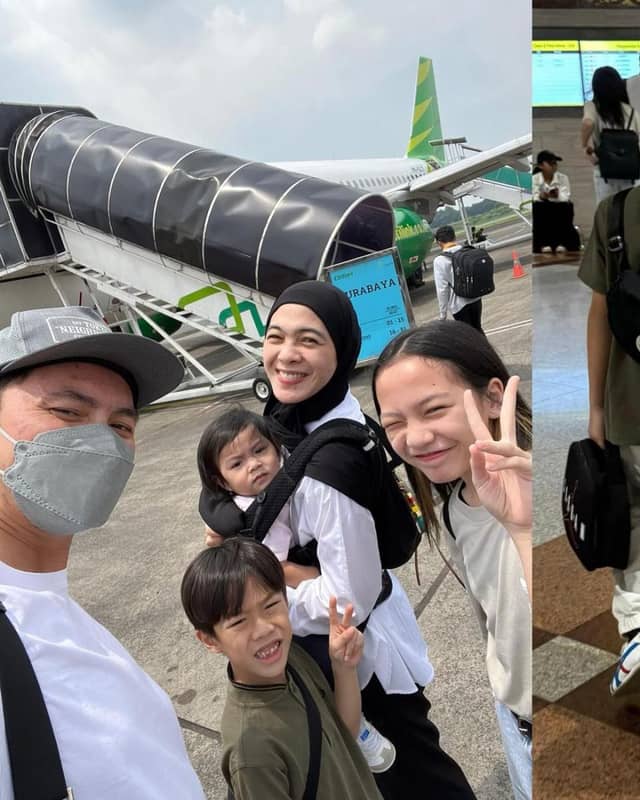 8 Potret Keluarga Omesh dan Dian Ayu Mudik ke Surabaya, Seru | IDN Times