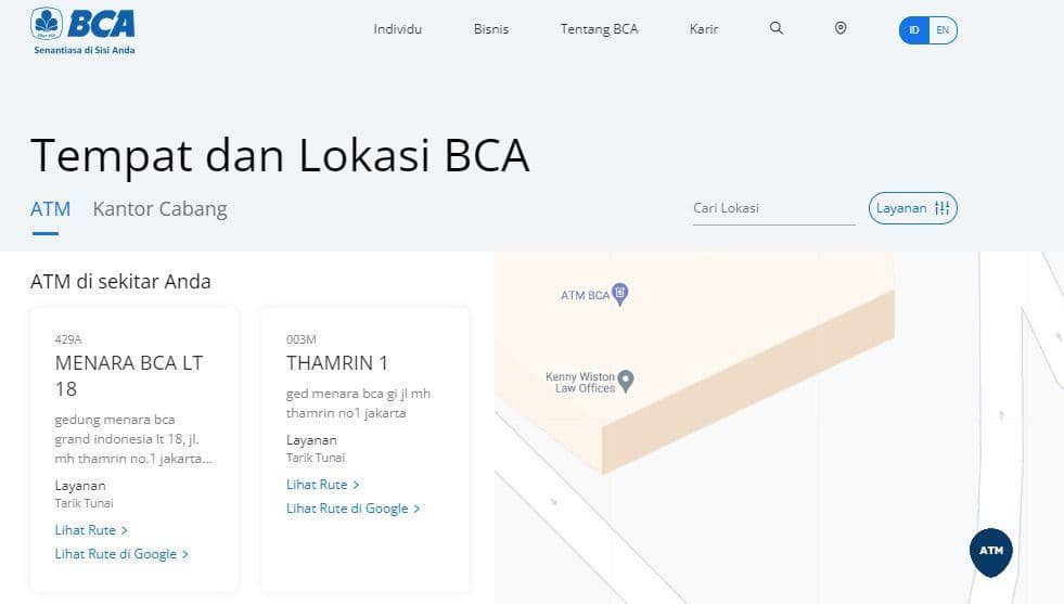 4 Cara Mencari ATM BCA Terdekat di Sekitar Kamu | IDN Times