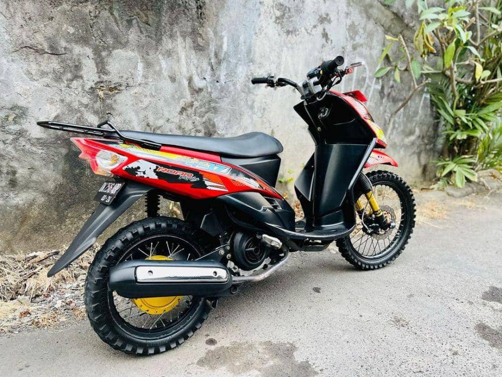 4 Ide Modifikasi Mio Sporty, Babylook hingga Trail | IDN Times